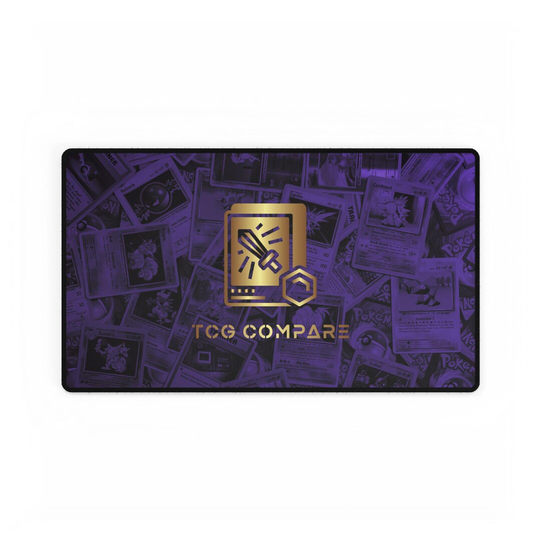 Tcgcompare Custom Playmat, Desk Mat for Gaming, Moonbreon Pulling, Non ...