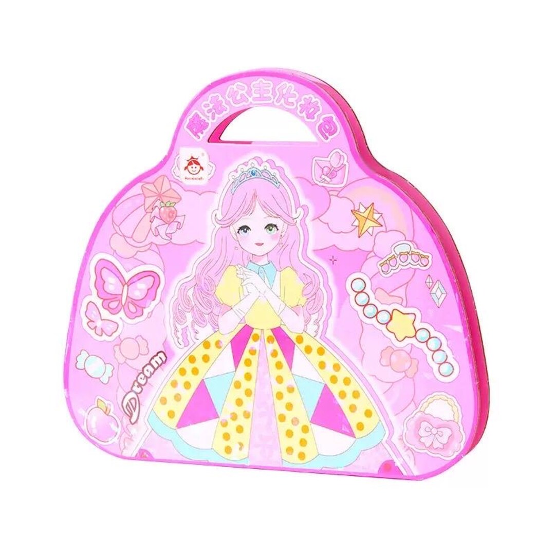 Princess Pretend Makeup Kit: Dress-up Stickers, Eyeshadow & Gems - Etsy