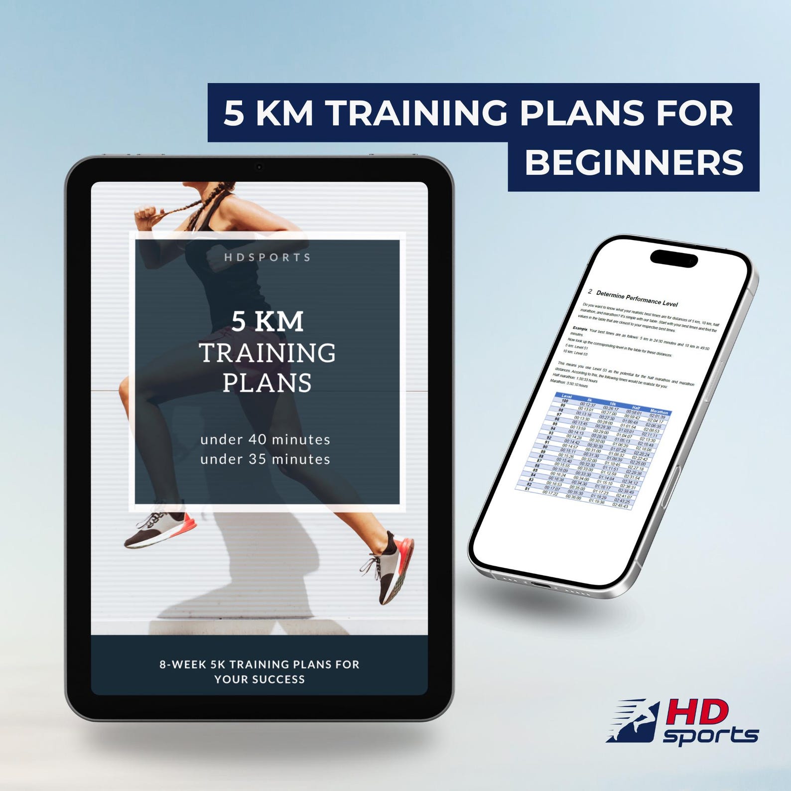 Beginner 5K Training Plan | Run Your First 5K With Confidence - Etsy