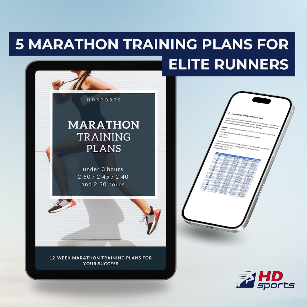 Elite Marathon Training Plan: Sub-3 Hour Goal | Digital Running Guide ...