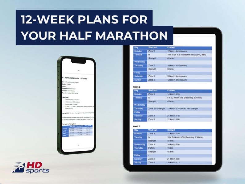 Sub-1:20 Half Marathon Training Plan | Perfect for Elite Runners - Etsy