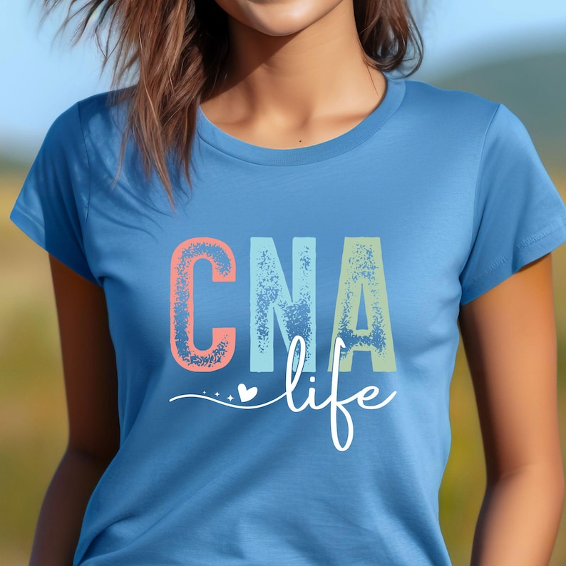 CNA Life DTF, Scrub Life Shirt Design, Nurse Life Tee, Medical Field ...