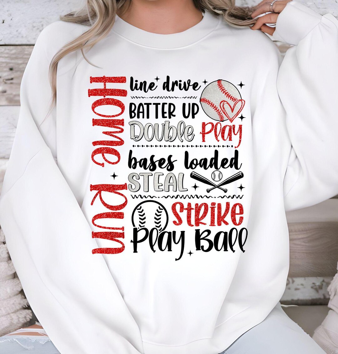 Baseball - Home Run Line Drive Batter up Double Play Bases Loaded Steal ...