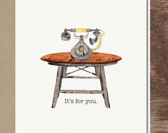 Phone Greeting Card | Etsy