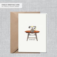 Personalized Telephone Number Dial Card for Rotary Phone - Etsy