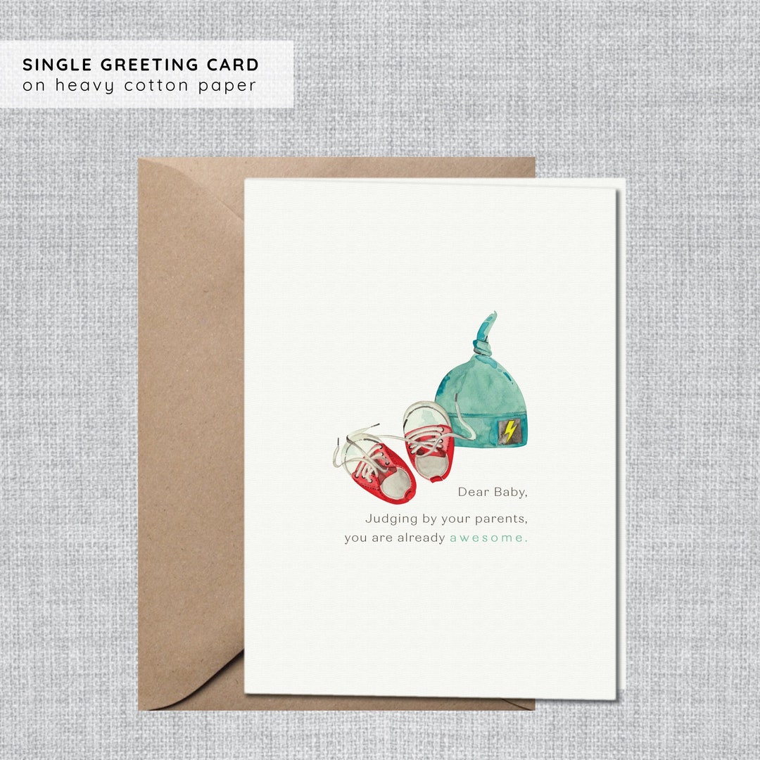 Parents-to-be Card | Gender Revealing Card | Congratulate New Parents ...