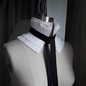 High Collar / Ruffled Collar/ Designer Hand Pleated Collar/high Collar ...