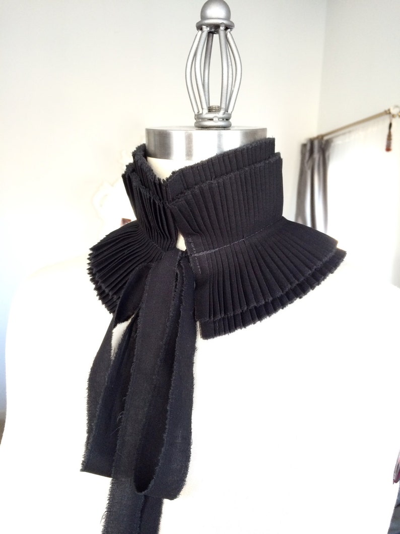 RUFFLE COLLAR/VICTORIAN Collar/more Colors/detachable Ruffle Collar ...