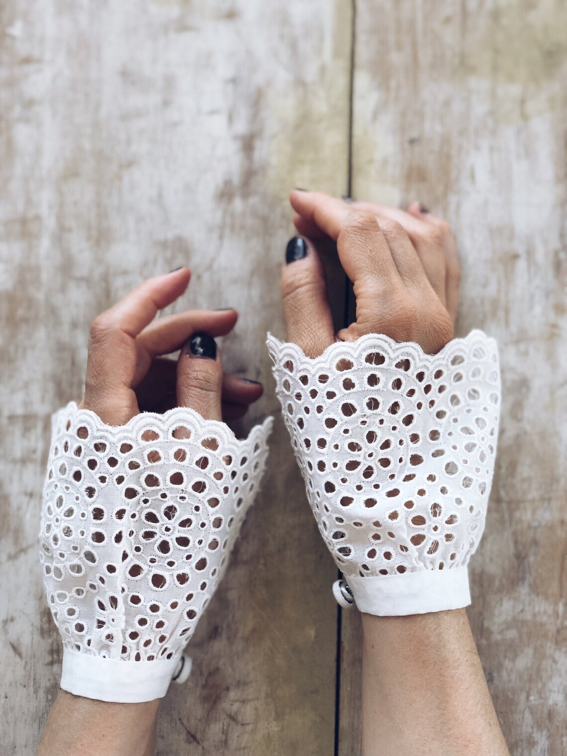 Embroidered Cuffs/detachable Cuffs/sleeve Detail/ Sleeve - Etsy