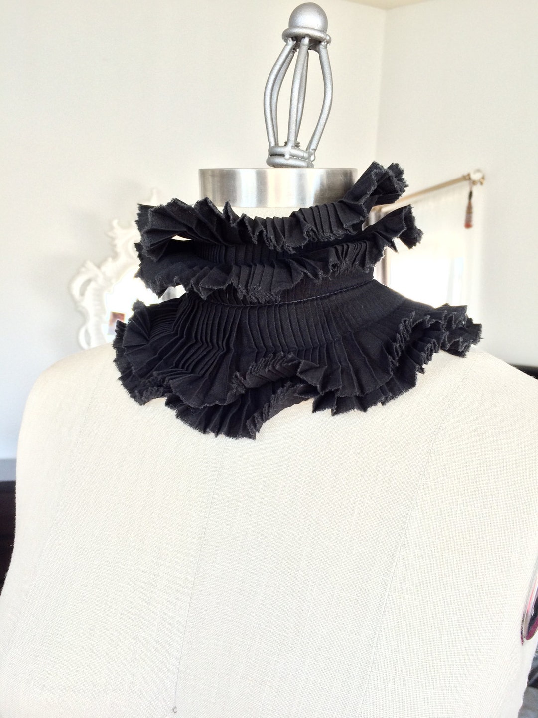 More Colors Ruffled Choker/neck Ruff/detachable Collar/ Collar Choker ...