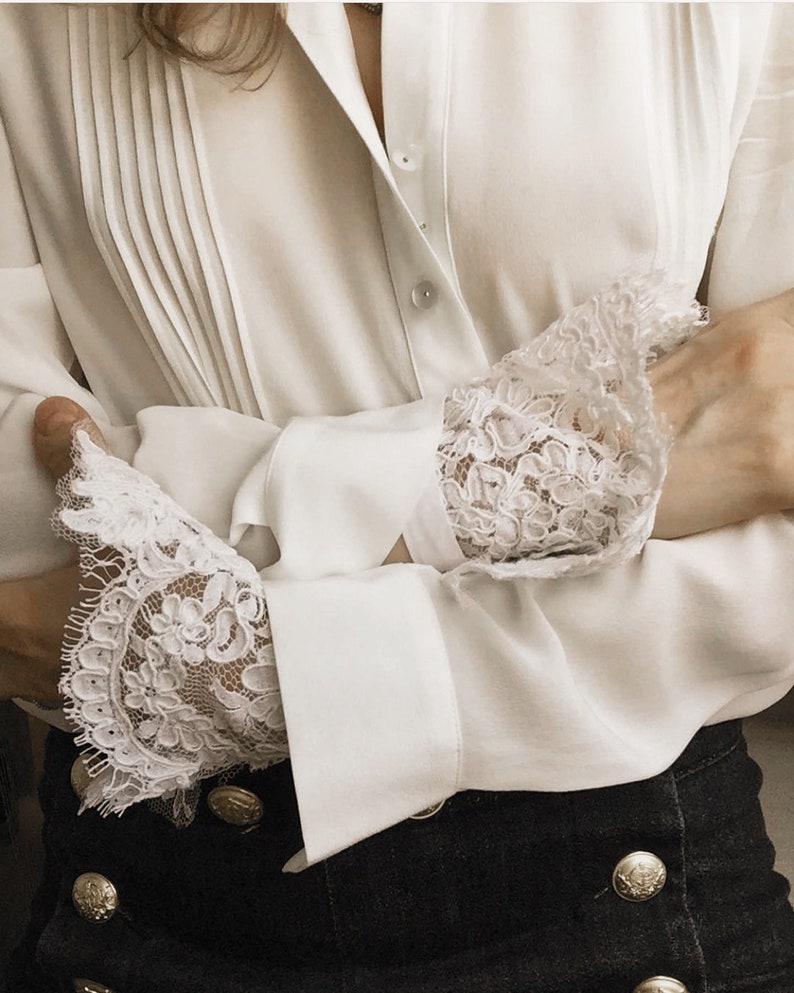 Victorian Lace Cuffs/authentic Calais Lace /french Lace Cuffs ...