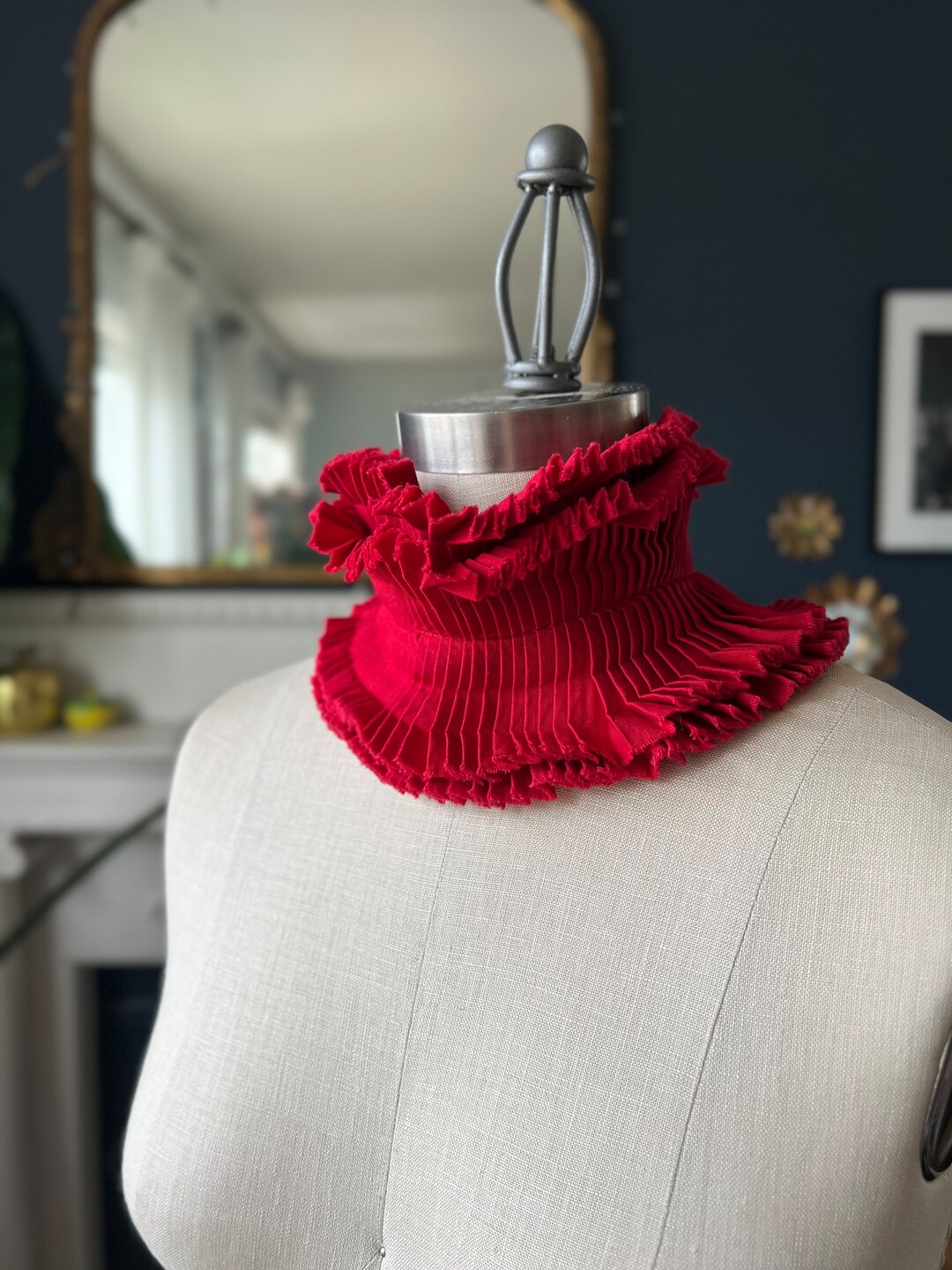 Stylish Neck Ruff Choker/ More Colors/ruffle Choker/ High Collar ...