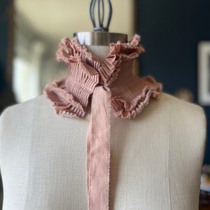 Blush Neck Ruff/ More Colors/pleated Collar/designer Ruffle/ruffle ...