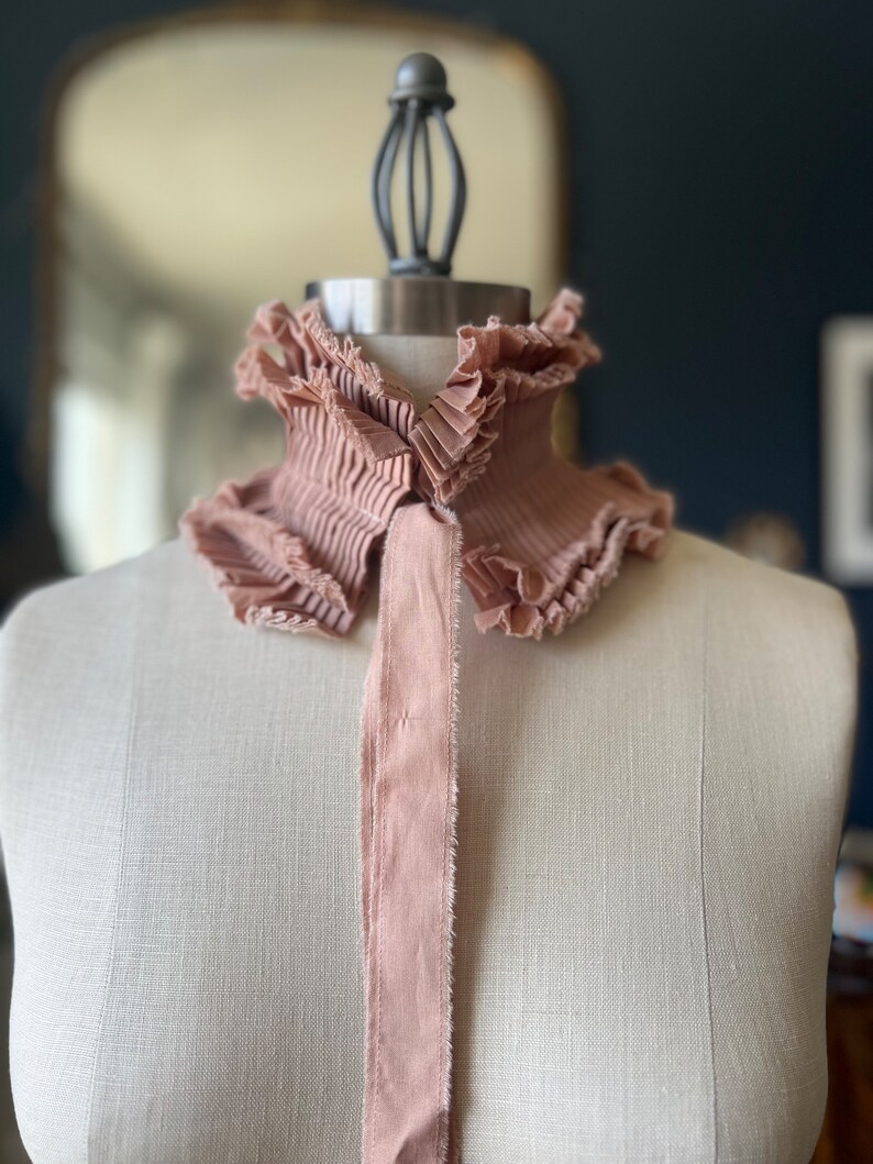 Blush Neck Ruff/ More Colors/pleated Collar/designer Ruffle/ruffle ...