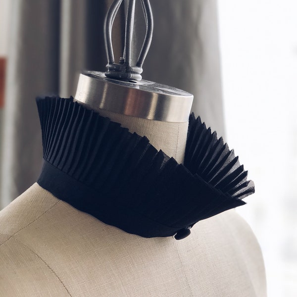 Ruffle Collar Shirt - Etsy