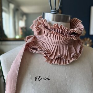 Royal Blue Neck Ruff/ More Colors/pleated Collar/designer Ruffle/ruffle ...