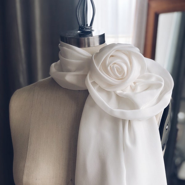 Silk Flower Brooch - Etsy