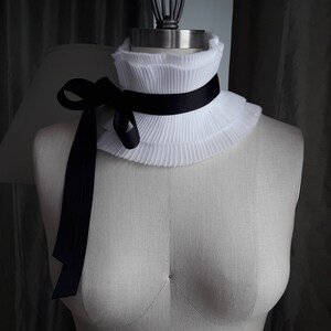 High Collar / Ruffled Collar/ Designer Hand Pleated Collar/high Collar ...