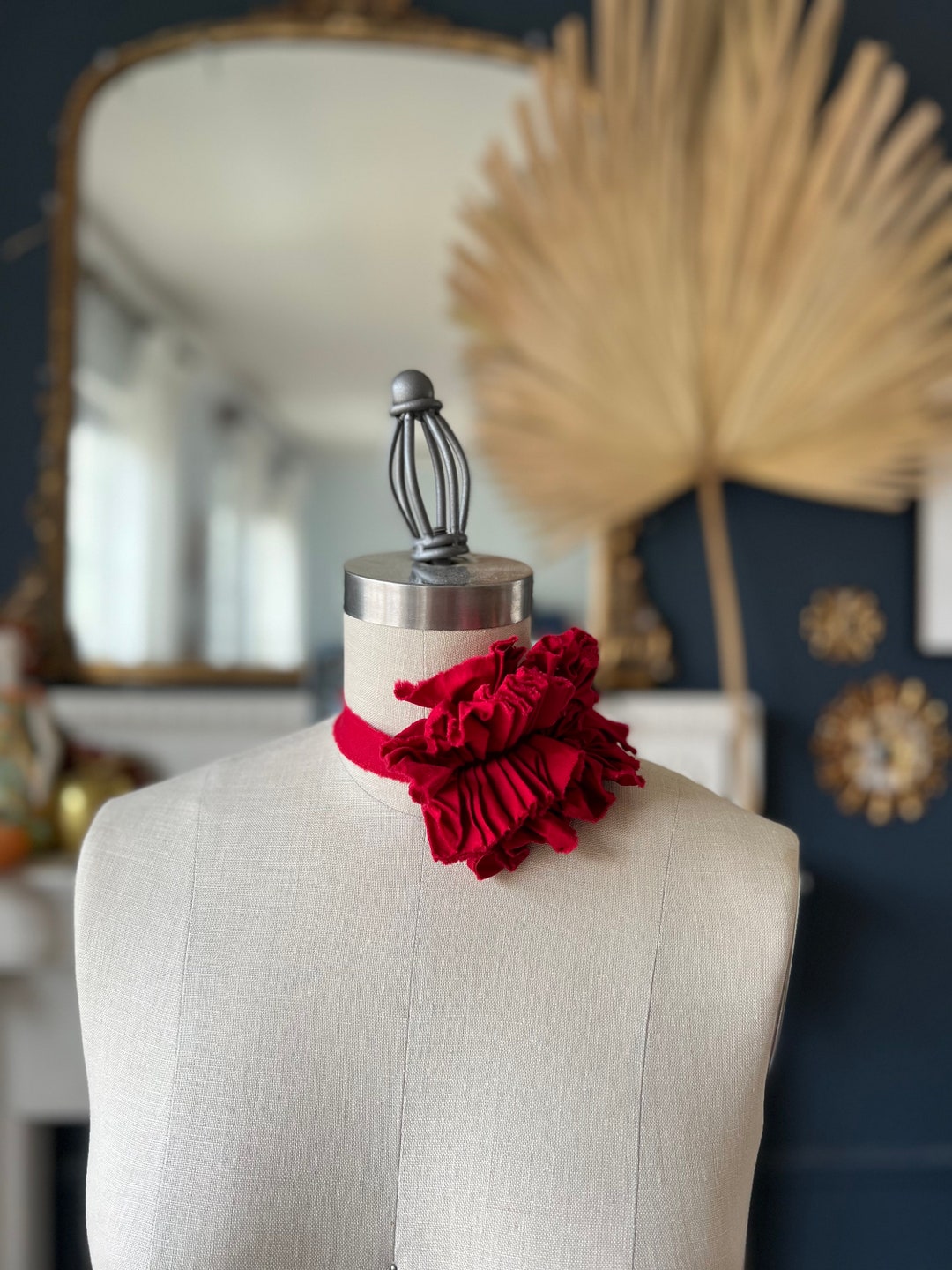Artistic Neck Ruff/ Ruffled Wrist Band, Ruffled Bracelet, Zero Waste - Etsy