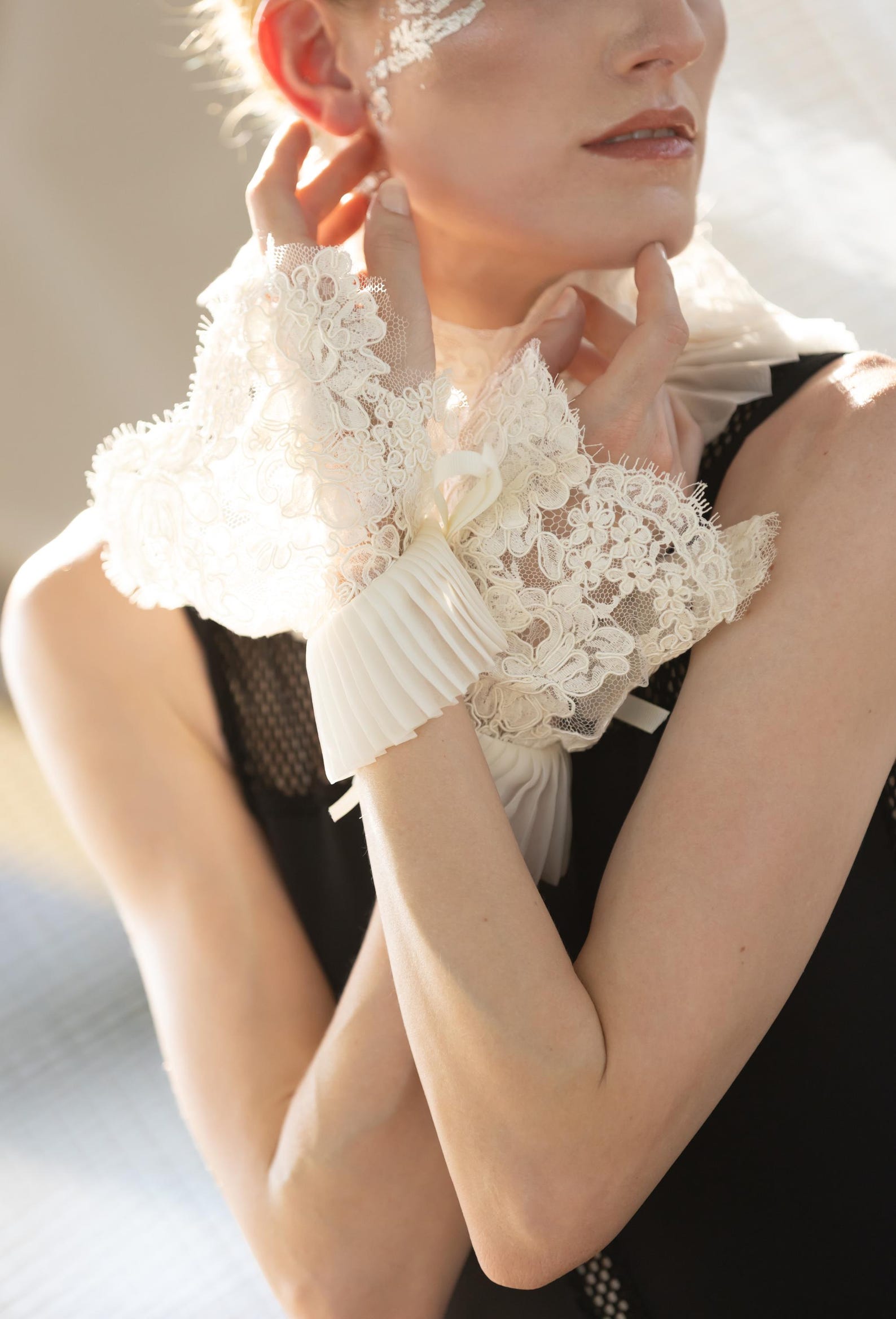 French Lace Cuffs/detachable Cuffs/fashion Accessories/lace Cuffs ...