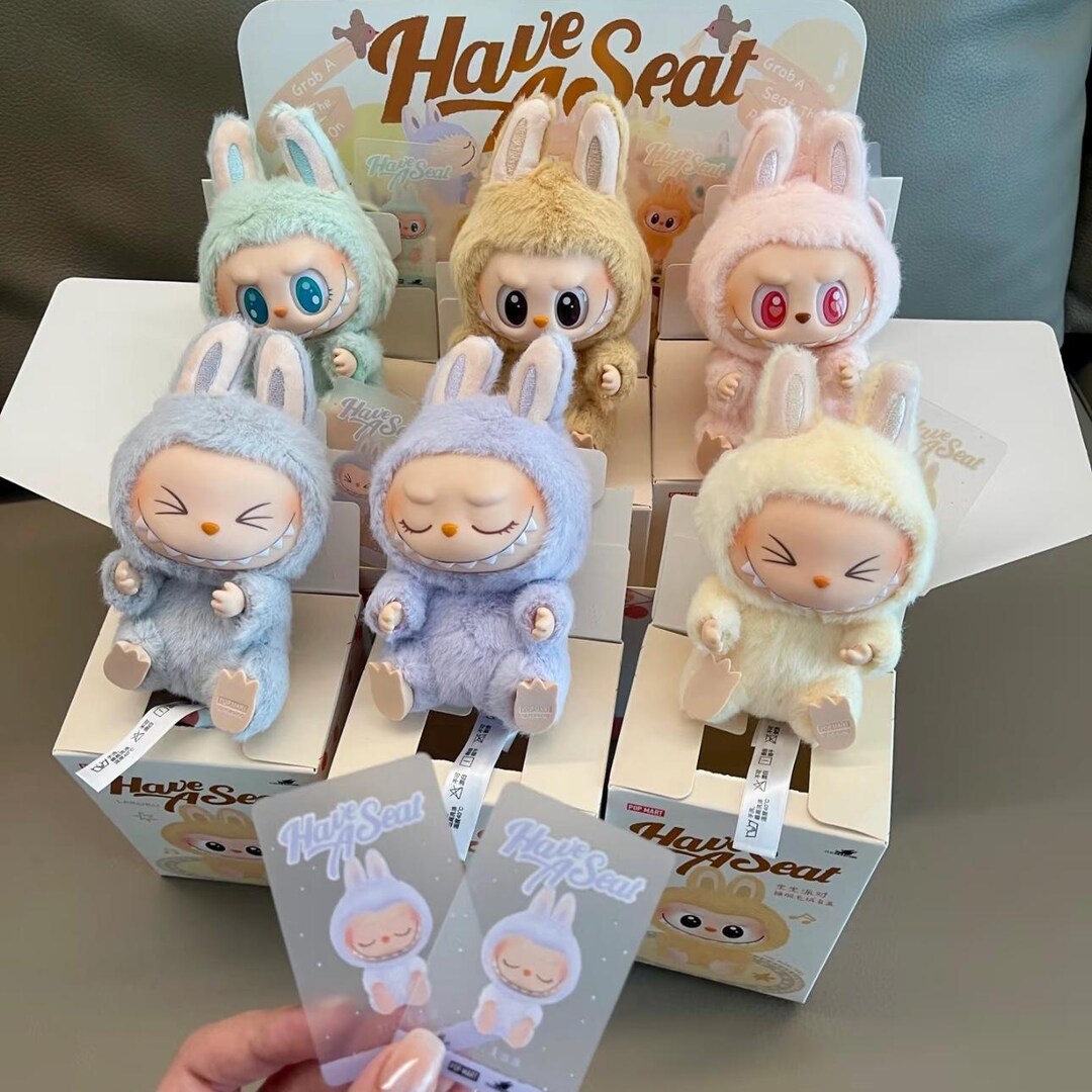 POPMART Labubu the Monsters Have a Seat Series Plush Toy - Etsy