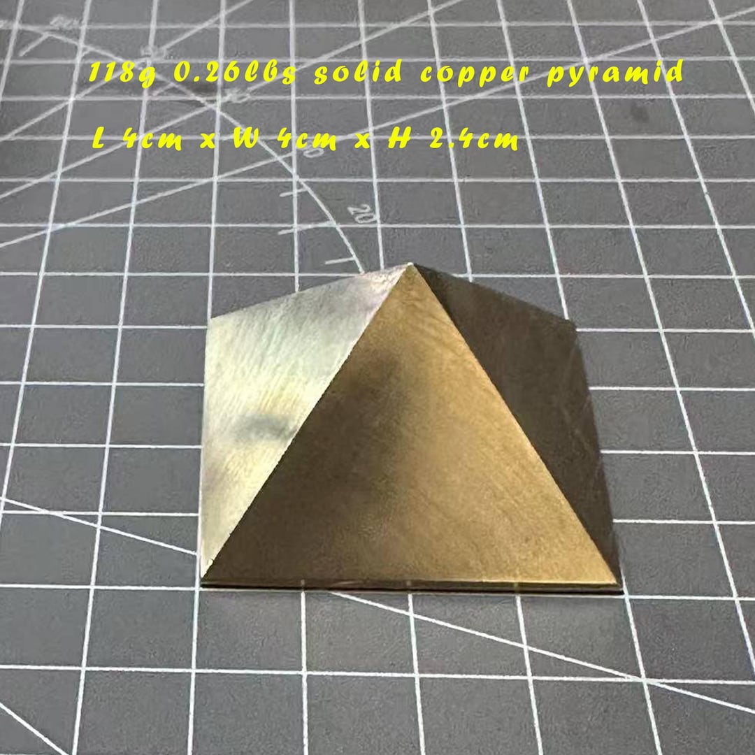 Solid Copper Pyramid Purifies Energy and Brings You Good Luck ...