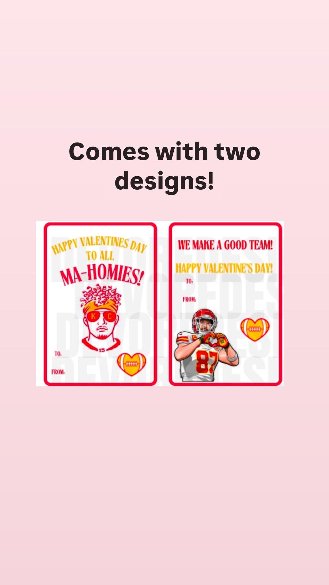 Classroom Valentine’s Day Cards, Kansas City Chiefs Football Valentine ...