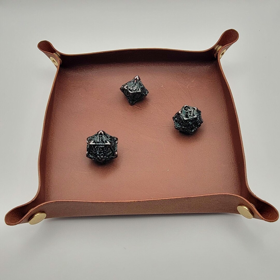 Handmade Leather Dnd Tray - Etsy