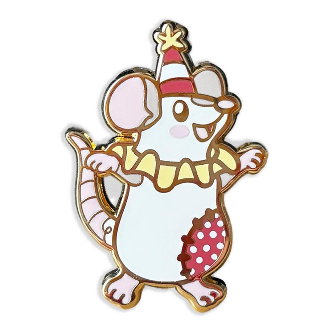 French Fry the Circus Rat Hard Enamel Pin - Etsy