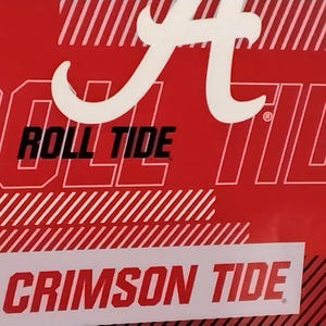 Alabama Crimson Tide - Roll Tide - Oversize Reversible Cloud Sherpa ...