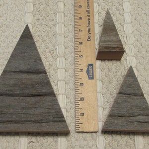 Barnwood Rustic Small Trees, Fall or Christmas, Farmhouse Shelf Decor ...