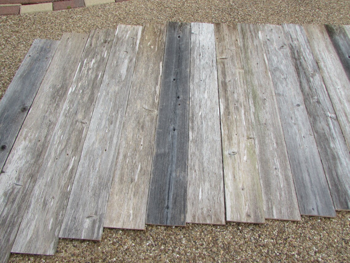 Reclaimed Old Fence Wood Boards for Accent Wall 8 Fence Boards - Etsy