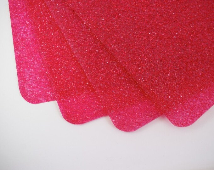 Hot Pink Vintage Rubber Bumpy Place Mats - Etsy