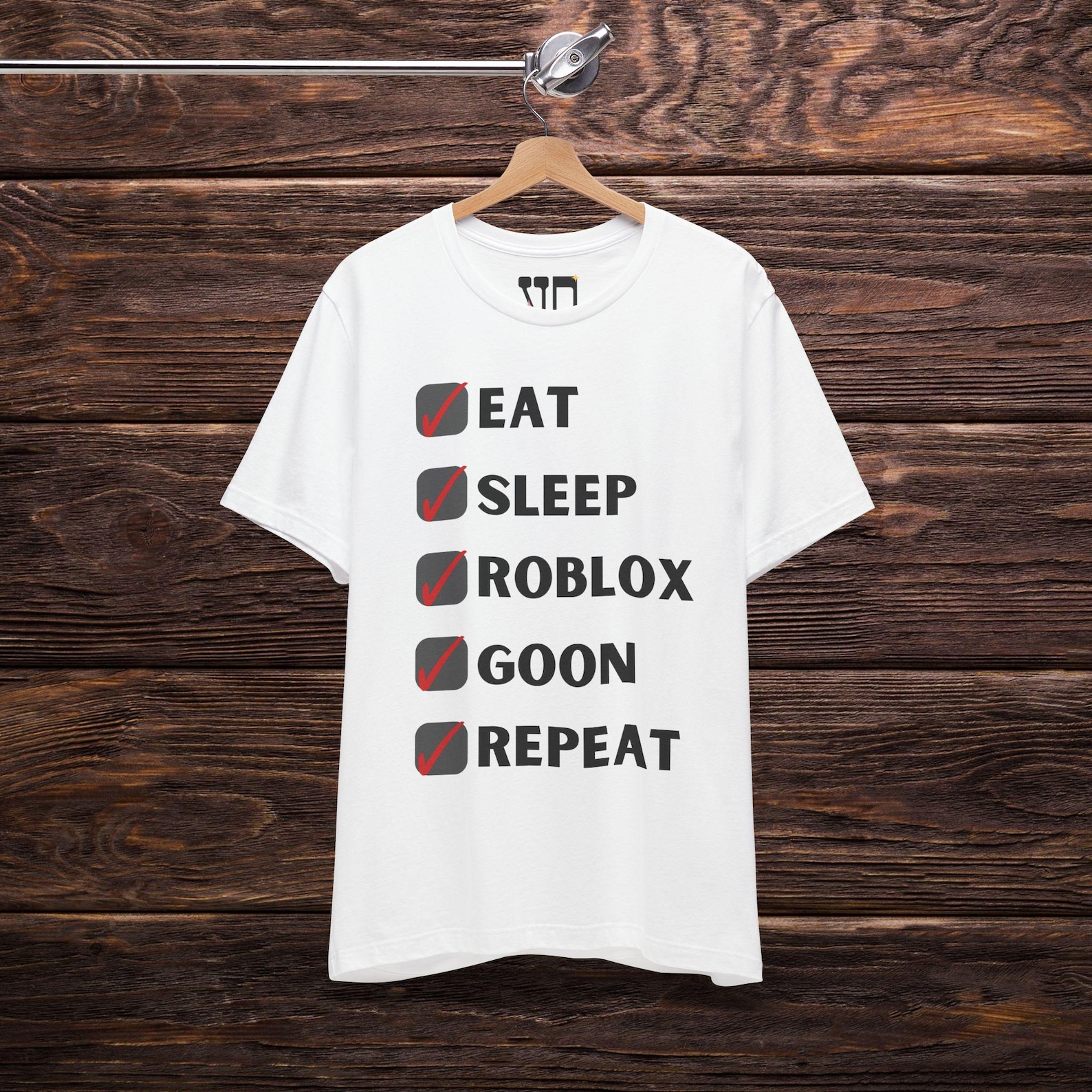Roblox Gamer Gooner Unisex Jersey Short Sleeve Tee - Eat Sleep Goon ...