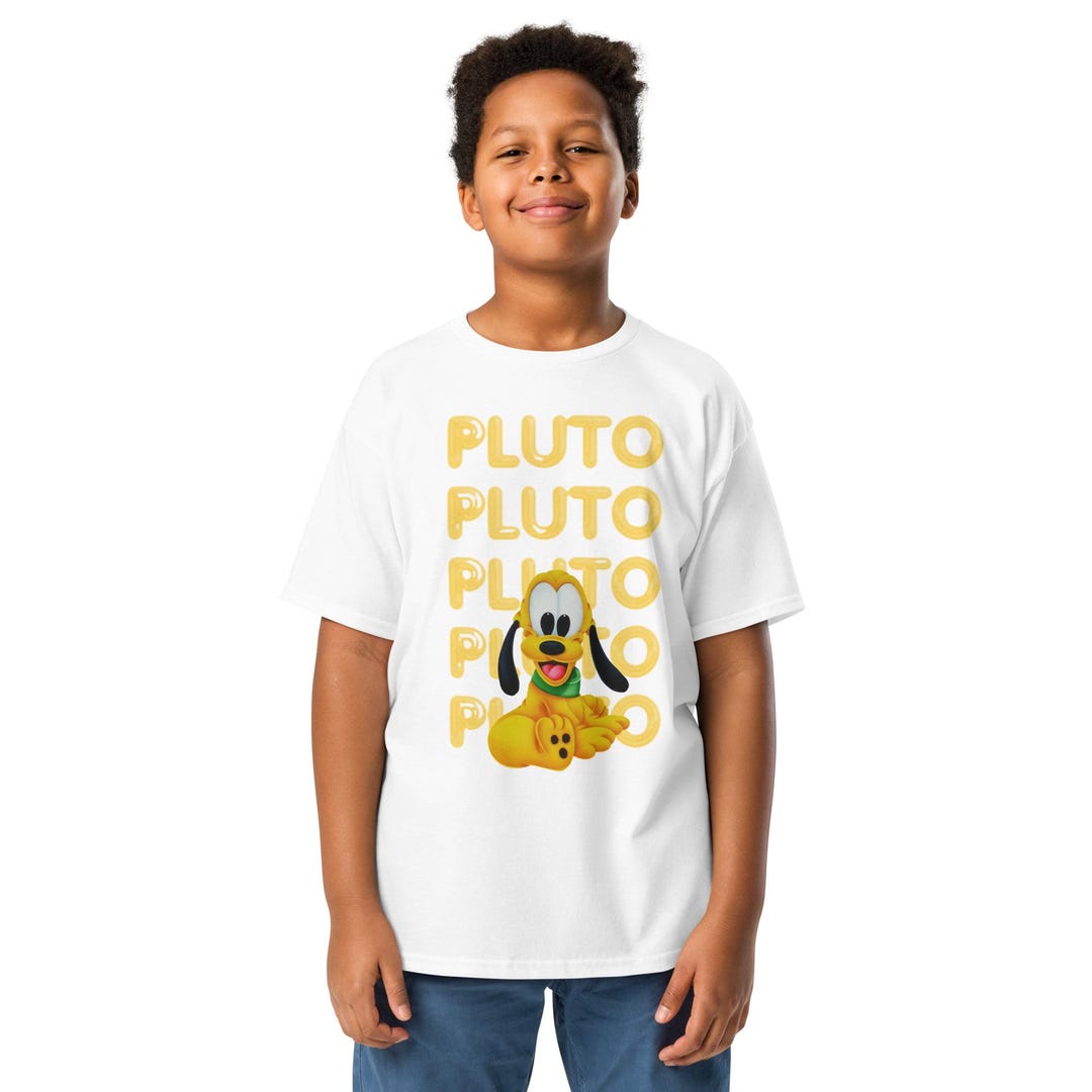Pluto Forever Cute Kids' T-shirt, Pluto Lover Shirt, Fun Planet Design, Retro Pluto Tee - Etsy