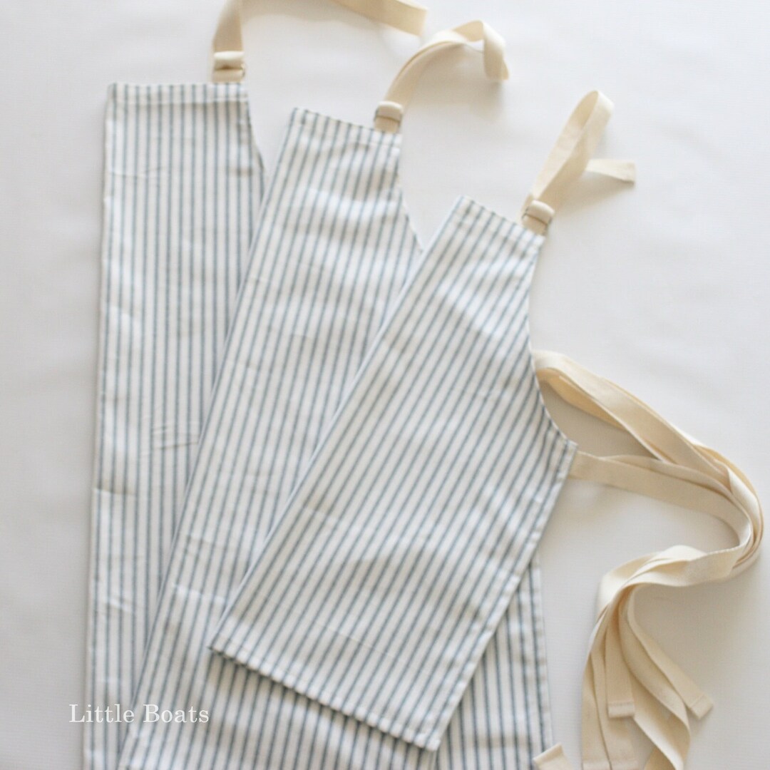 Matching Family Apron, Farmhouse Stripe Apron, Mommy and Me Aprons ...