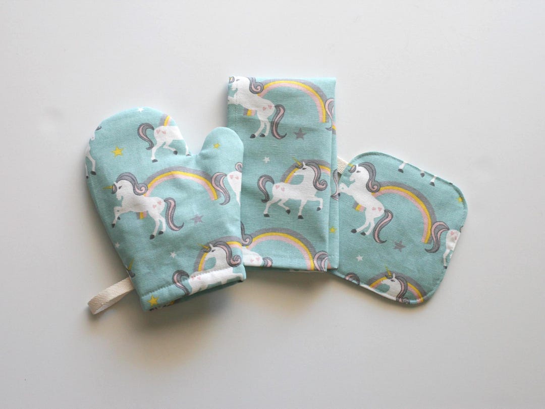 Unicorn Kids Kitchen Accessories, Kitchen Toys, Pretend Play, Toy Oven ...