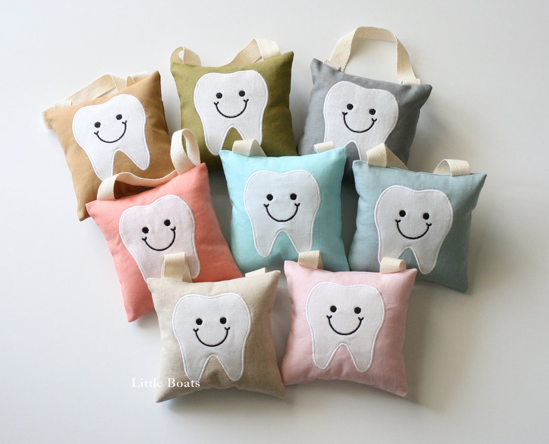 Tooth Fairy Pillow, Linen Tooth Pillow, Tooth Fairy Door Hanger ...