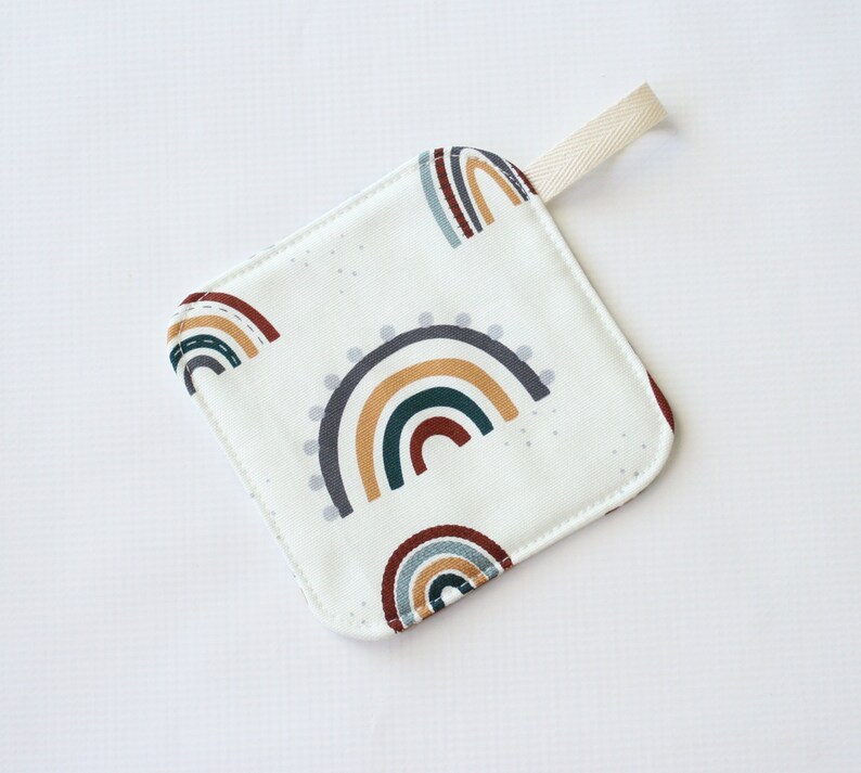 Boho Rainbow Kids Kitchen Accessories, Pretend Play, Toy Oven Mitt, Toy ...
