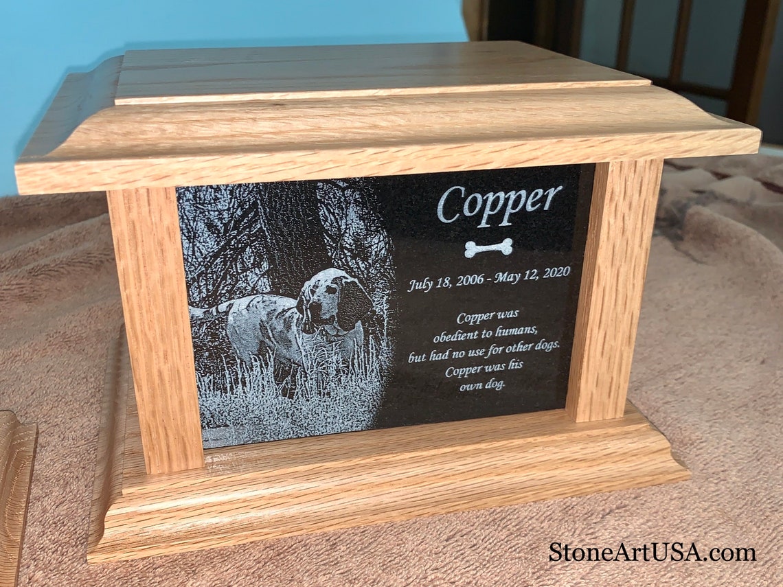 Custom Pet Urn Cremation Container Memorial Box Fine Solid - Etsy