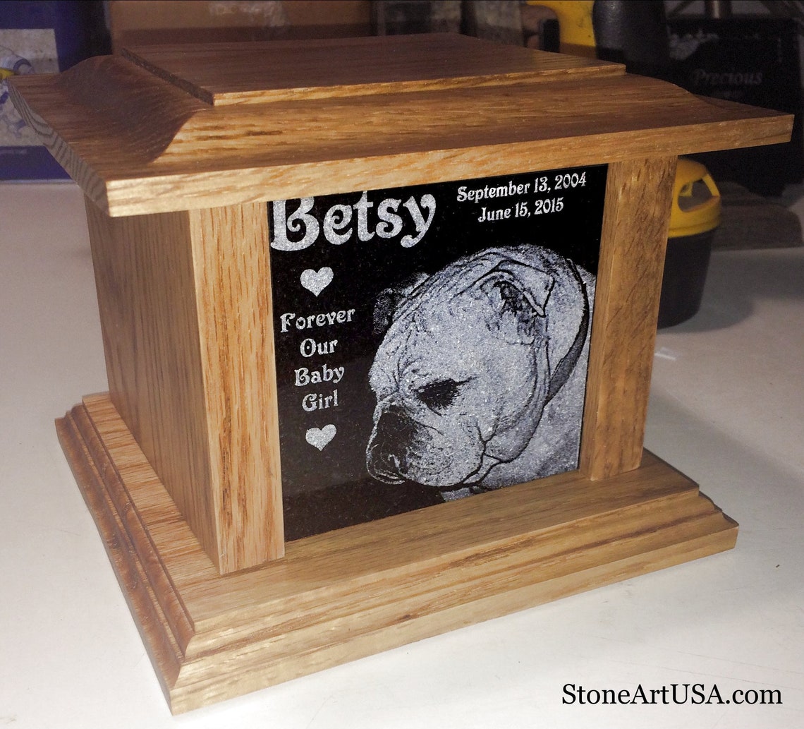Custom Pet Urn Cremation Container Memorial Box Fine Solid - Etsy