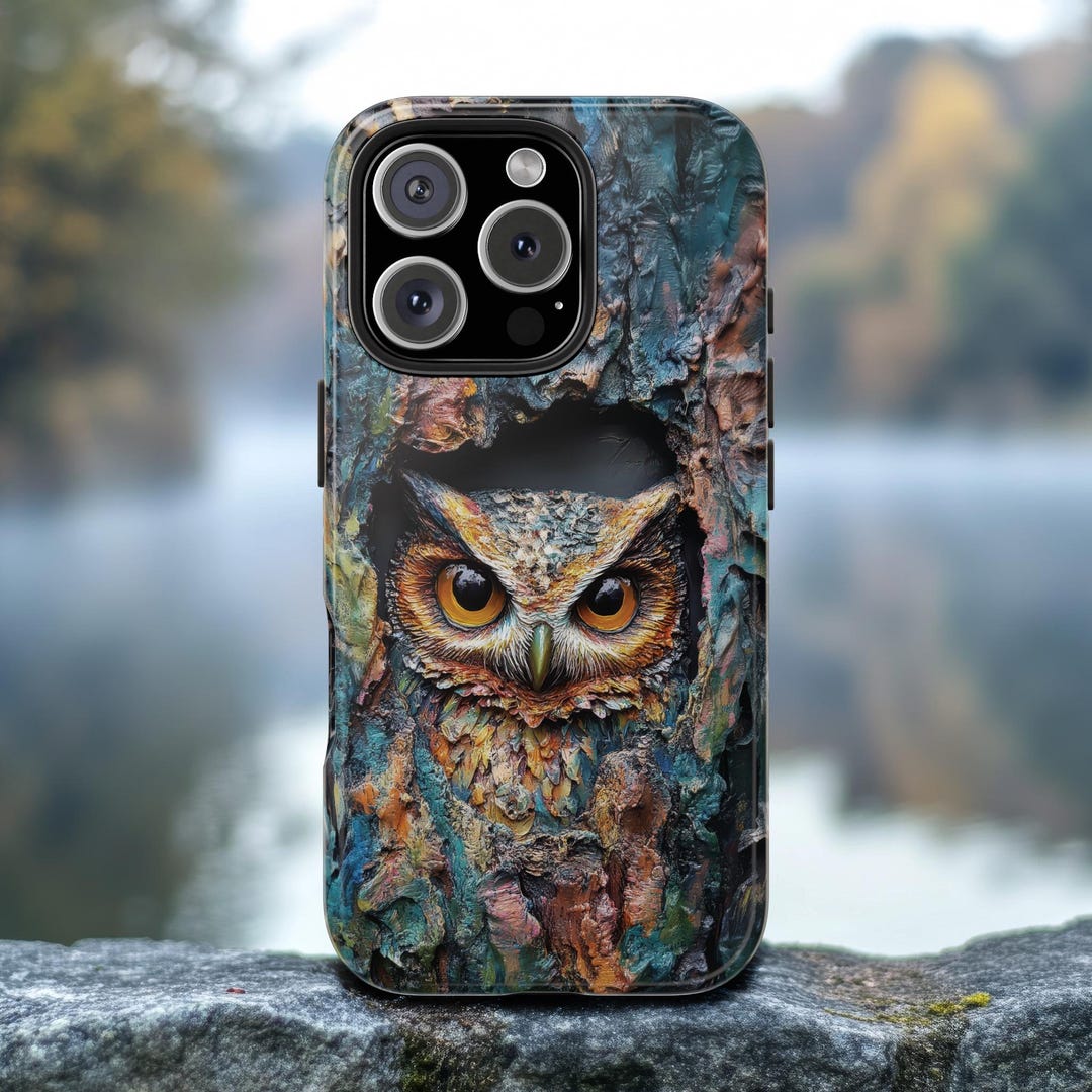 Owl Bird of Prey Phone Case, Birder Birding Birdwatcher Cover Gift ...