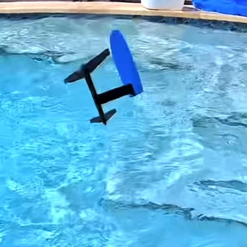 Fingerfoil Hydrofoil Pool Toy | Pocket-size Water Glider, STEM Fidget ...