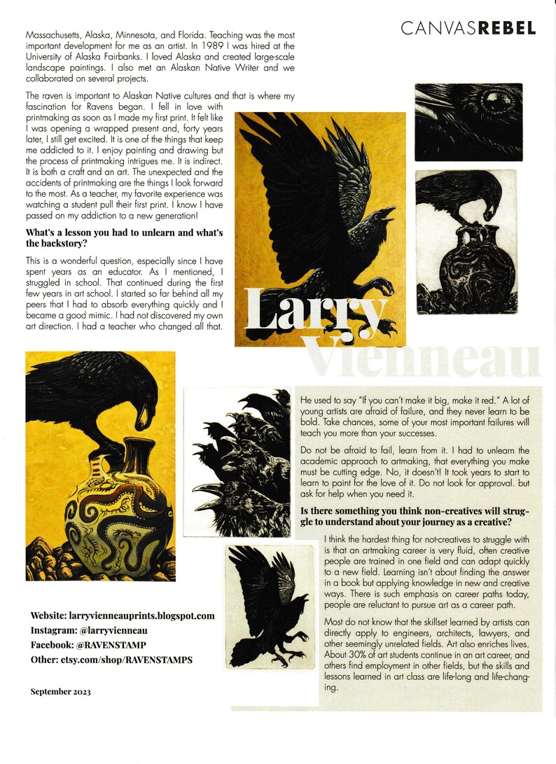 Holidays Wall Art, Raven Artwork, Raven, Crow, Civil War, General Grant ...