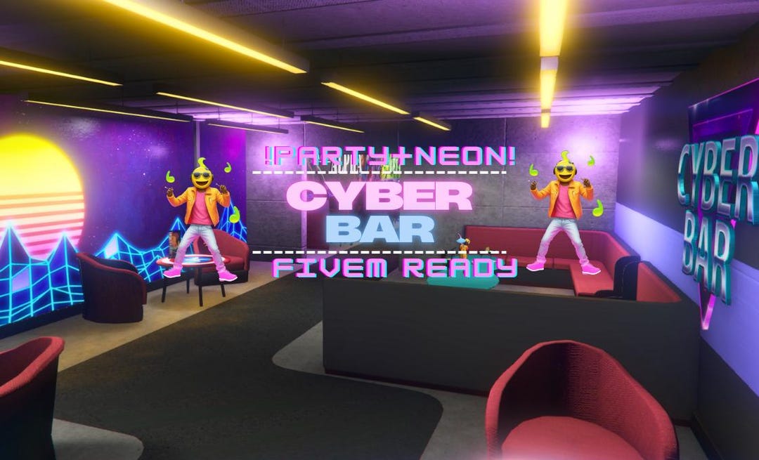 Cyber Bar – Neon Futuristic Bar for GTA 5 Fivem - Etsy