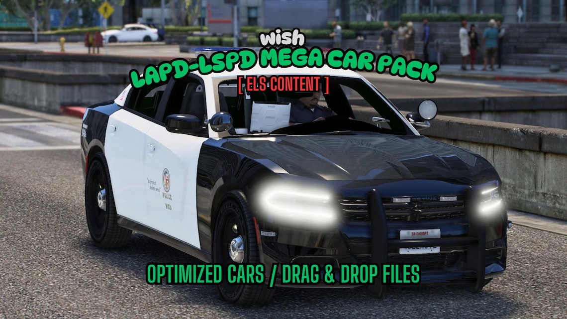 LAPD-LSPD Mega Car Pack | Fivem GTAV | Optimized | Drag and Drop Files ...