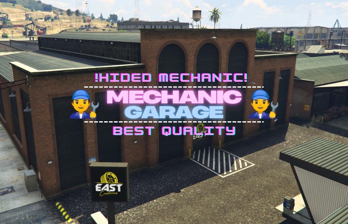 Mechanic Garage Map for GTA 5 Fivem - Etsy