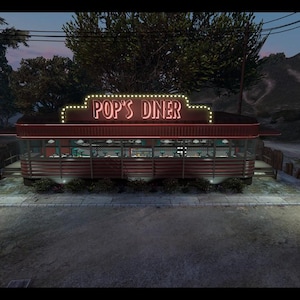 Pop's Diner | MLO/MAP | Fivem GTAV | Optimized | Drag and Drop Files ...