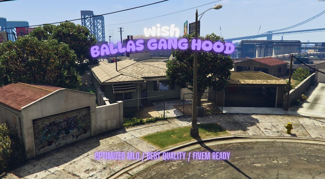 Ballas Gang Hood | MLO/MAP | Fivem GTAV | Optimized | Drag and Drop ...