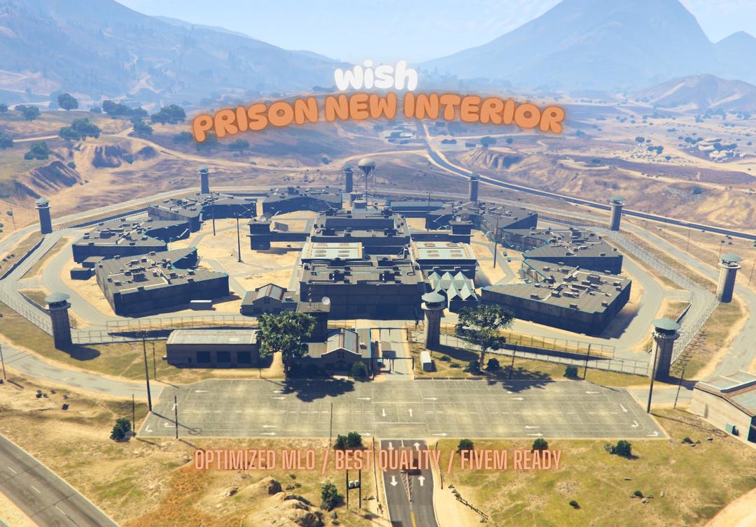 Prison New Interior | MLO/MAP | Fivem GTAV | Optimized | Drag and Drop ...